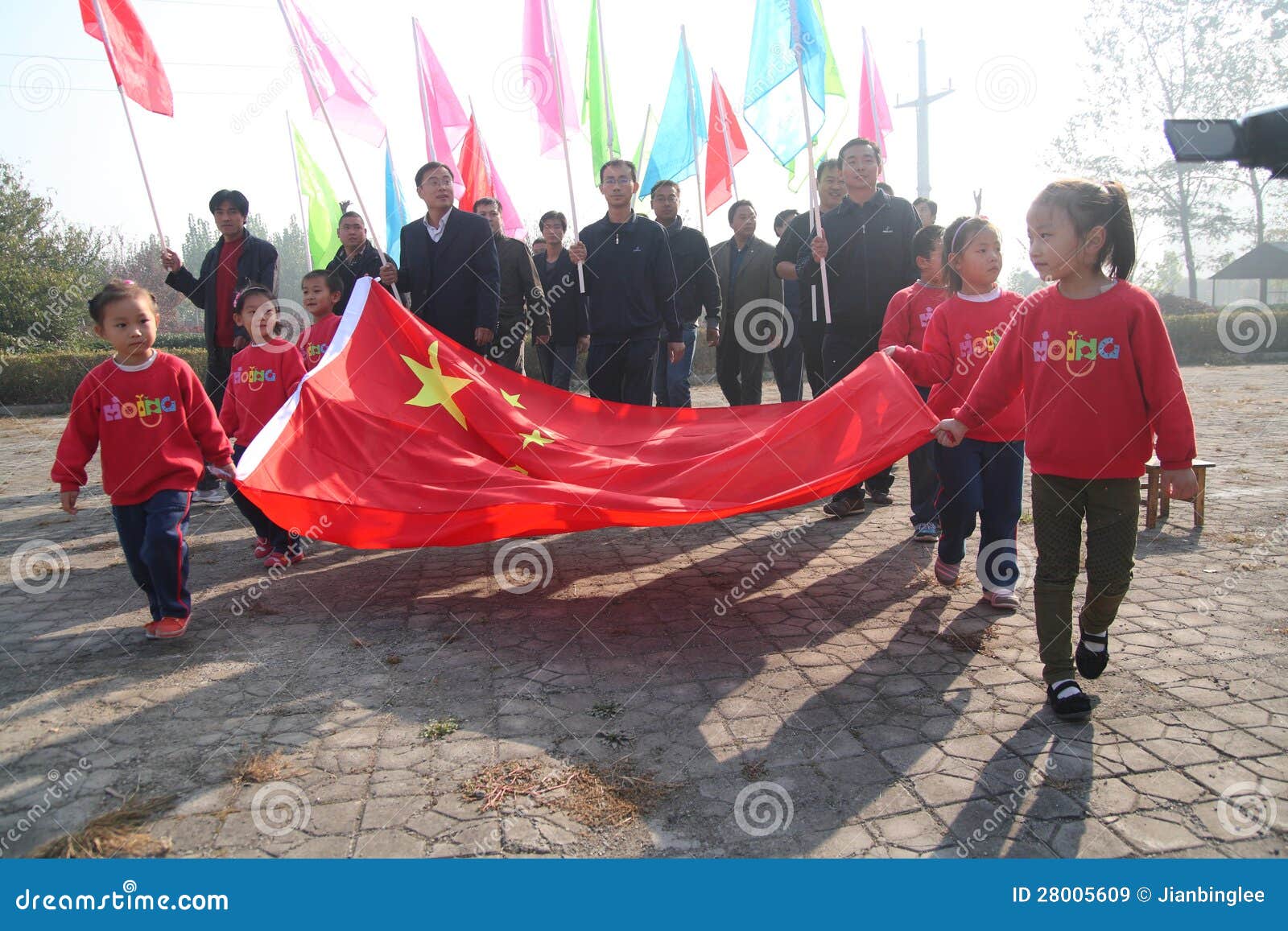 Salute the flag ceremony editorial stock image. Image of girls - 28005609