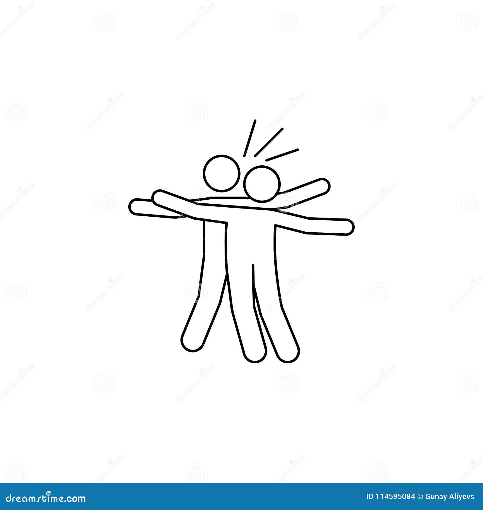 Salute with a Leap Icon. Element of People Celebrating for Mobile ...