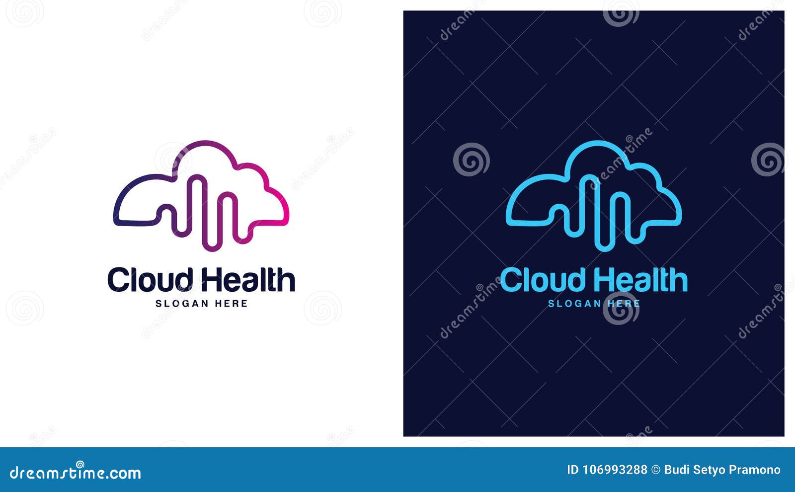 Salute Logo Design Concept, Tipi Differenti Di Logos Di Salute, Logo ...