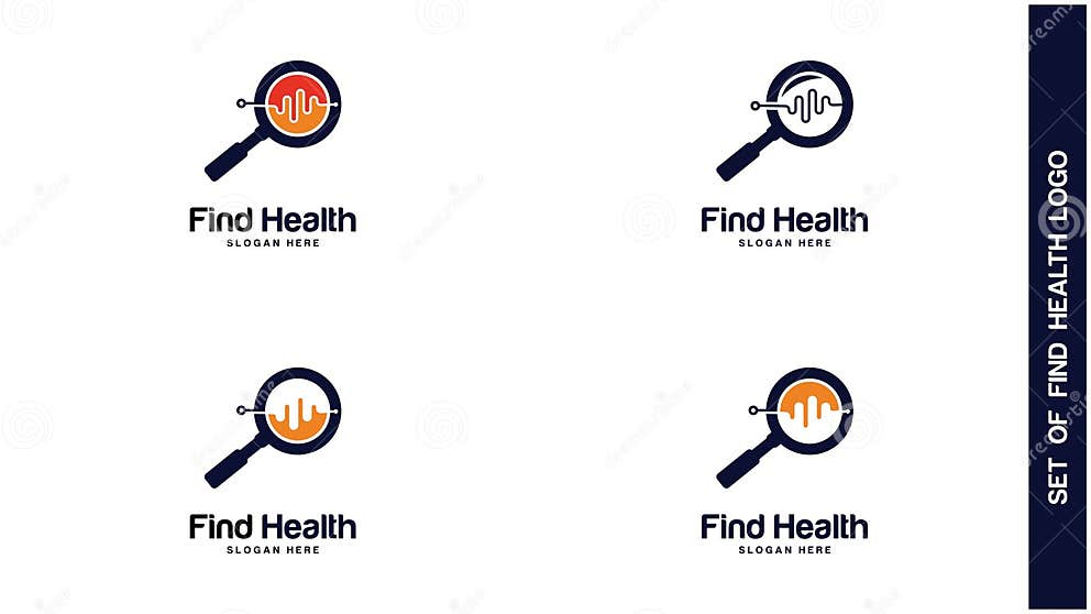 Salute Logo Design Concept, Tipi Differenti Di Logos Di Salute, Logo ...