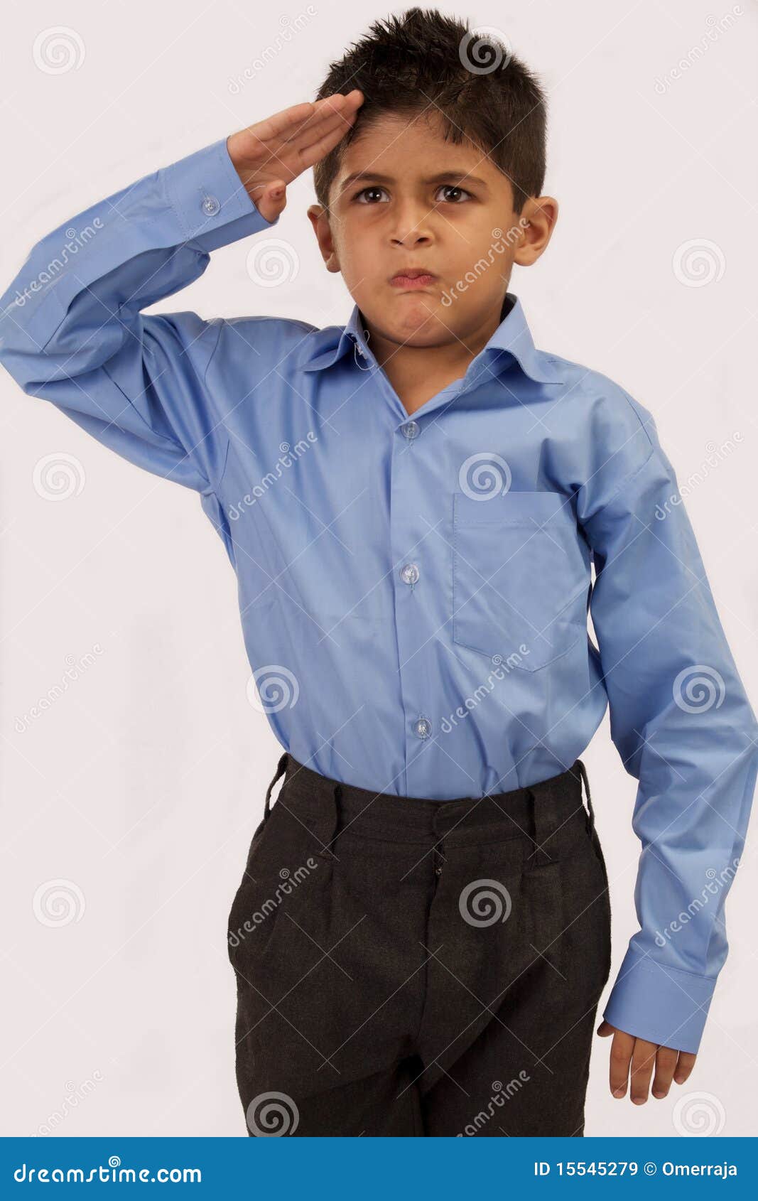 Saluting School Boy stock image. Image of elementary - 15545279