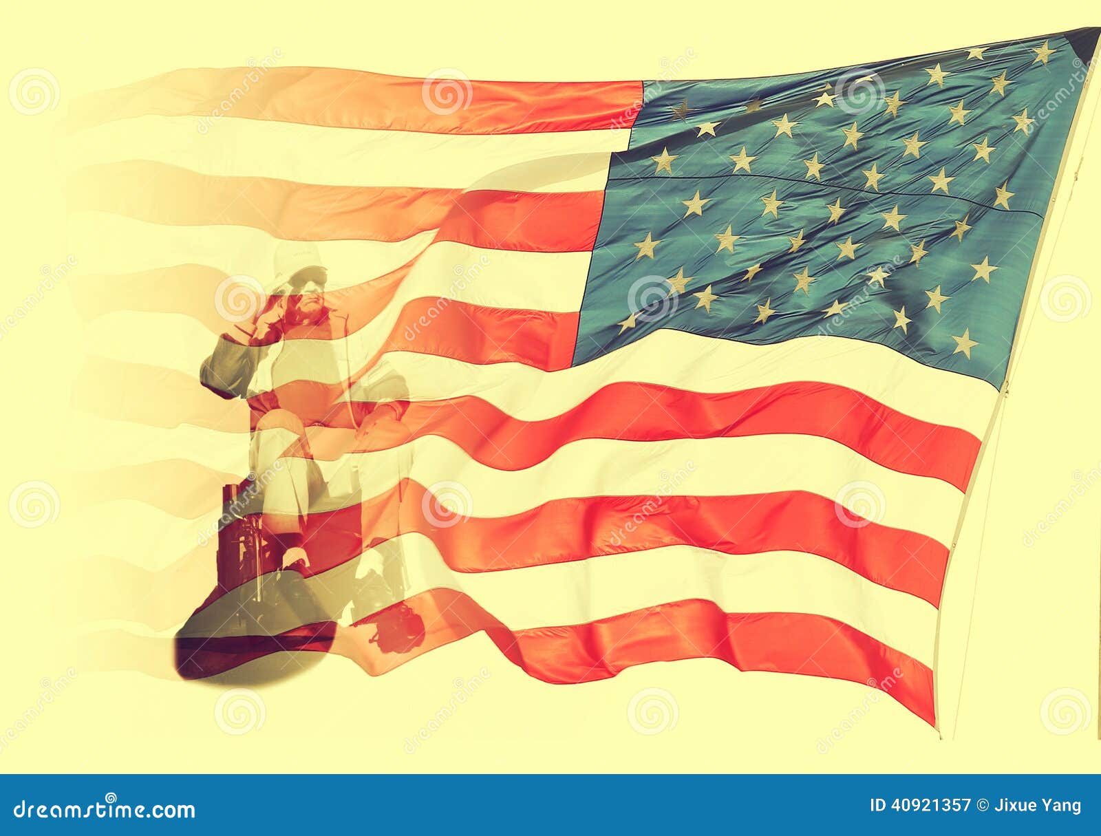 Saluting of Veteran stock image. Image of fourth, navy - 40921357