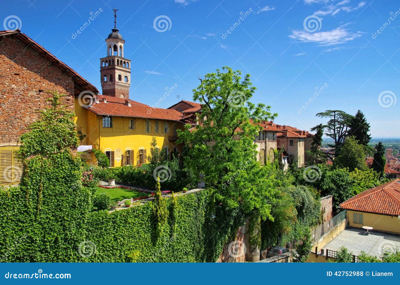 Saluzzo stock photo. Image of historical, cityscape, medieval - 42752988