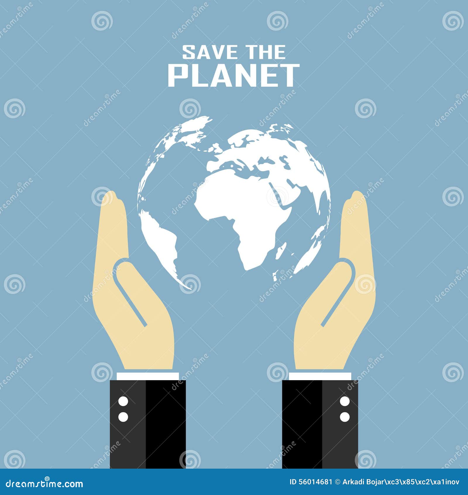 Salvar o cartaz do planeta ilustração do vetor. Ilustração de proteja ...