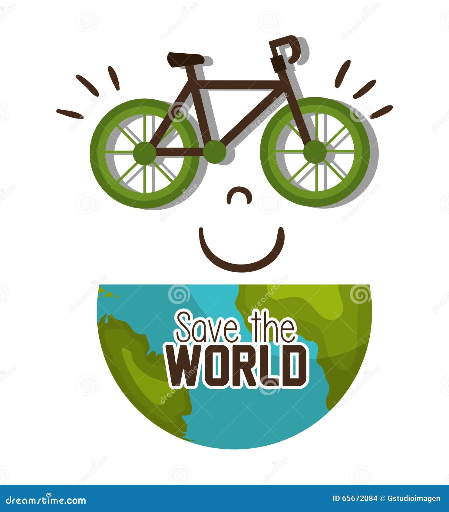 Salvar O Mundo E a Ecologia Ilustração do Vetor - Ilustração de sinal ...