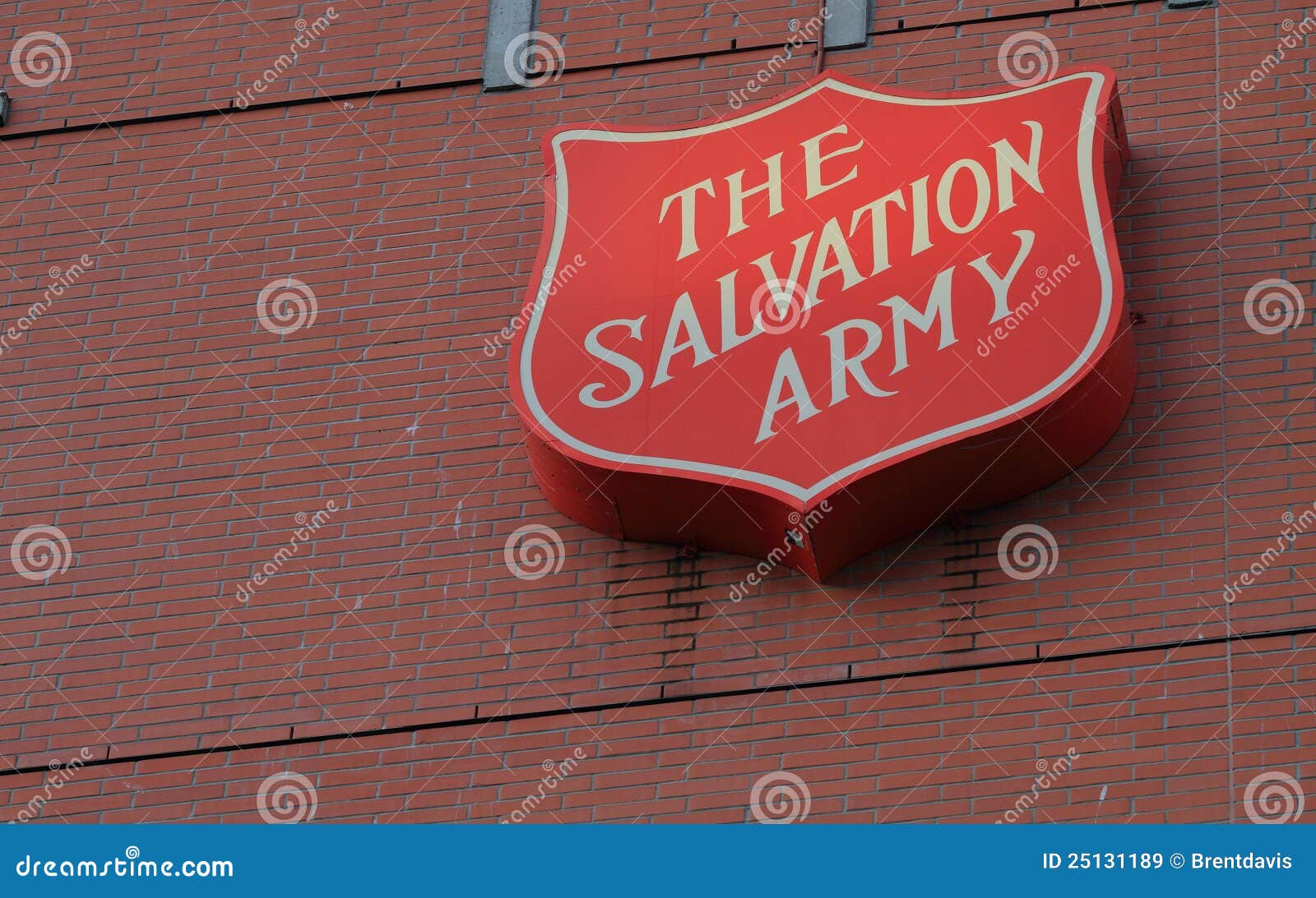 Salvation Army Sign editorial stock image. Image of salvation - 25131189