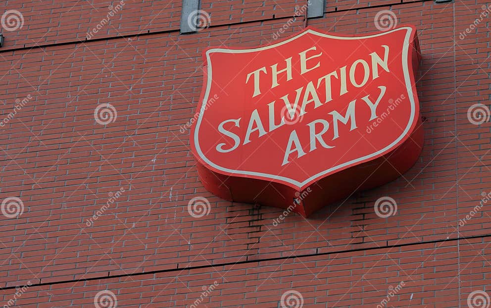 Salvation Army Sign editorial stock image. Image of salvation - 25131189
