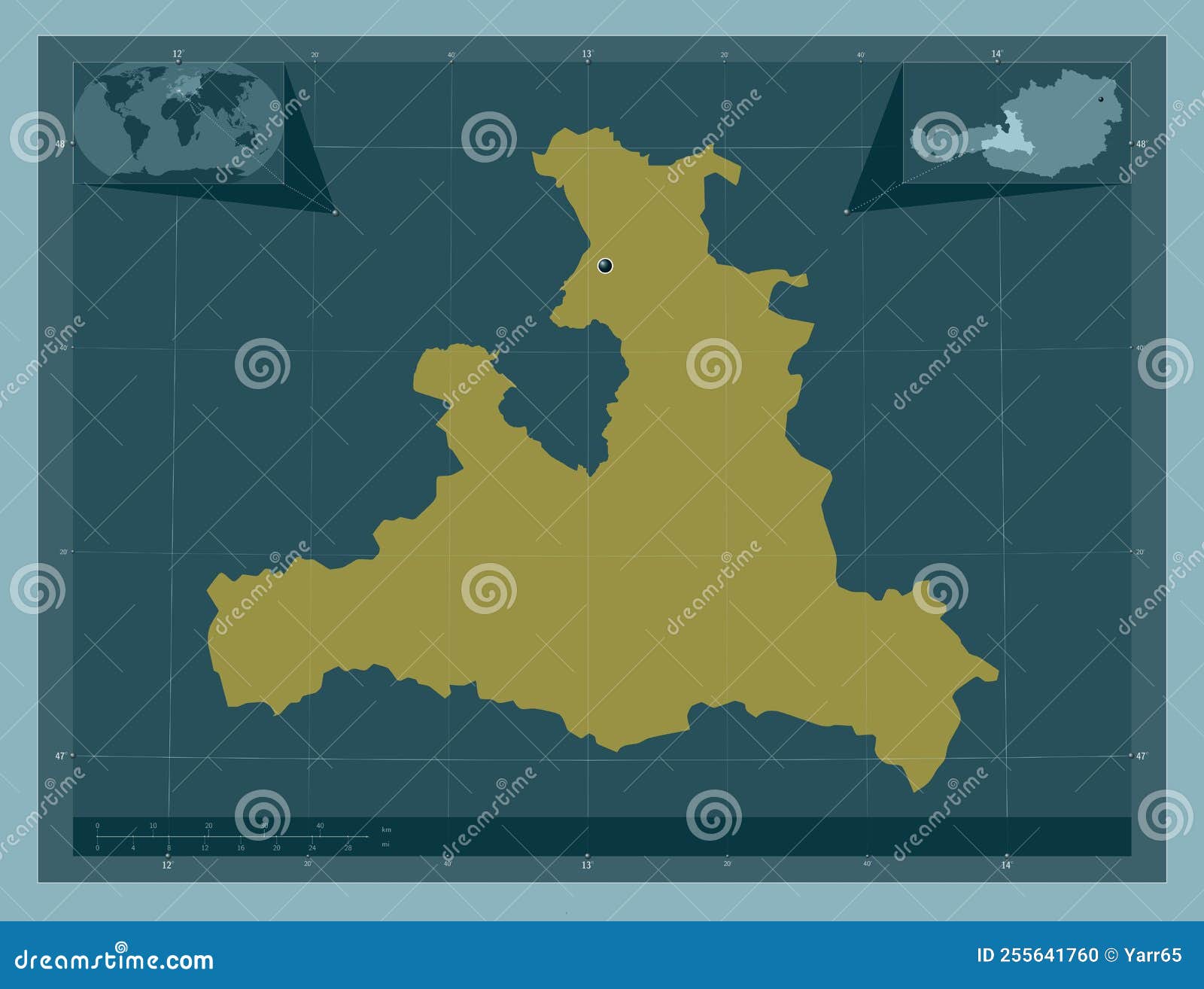 Salzburg, Austria. Solid. Capital Stock Illustration - Illustration of ...