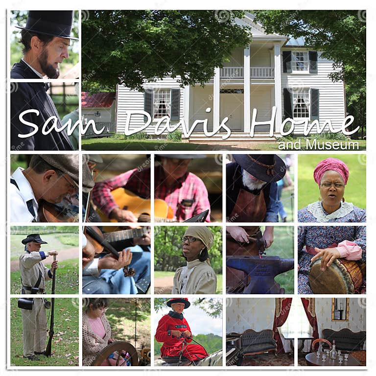 Sam Davis Home and Museum editorial photo. Image of class - 19470356