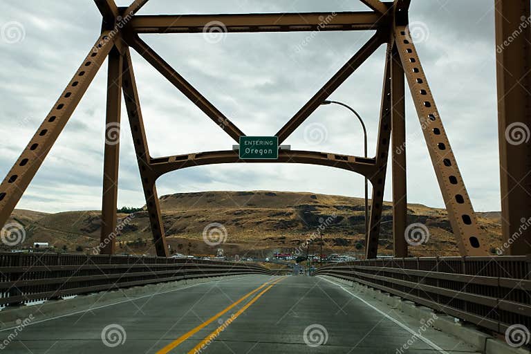 Sam Hill Memorial Bridge stock image. Image of industry - 11099825