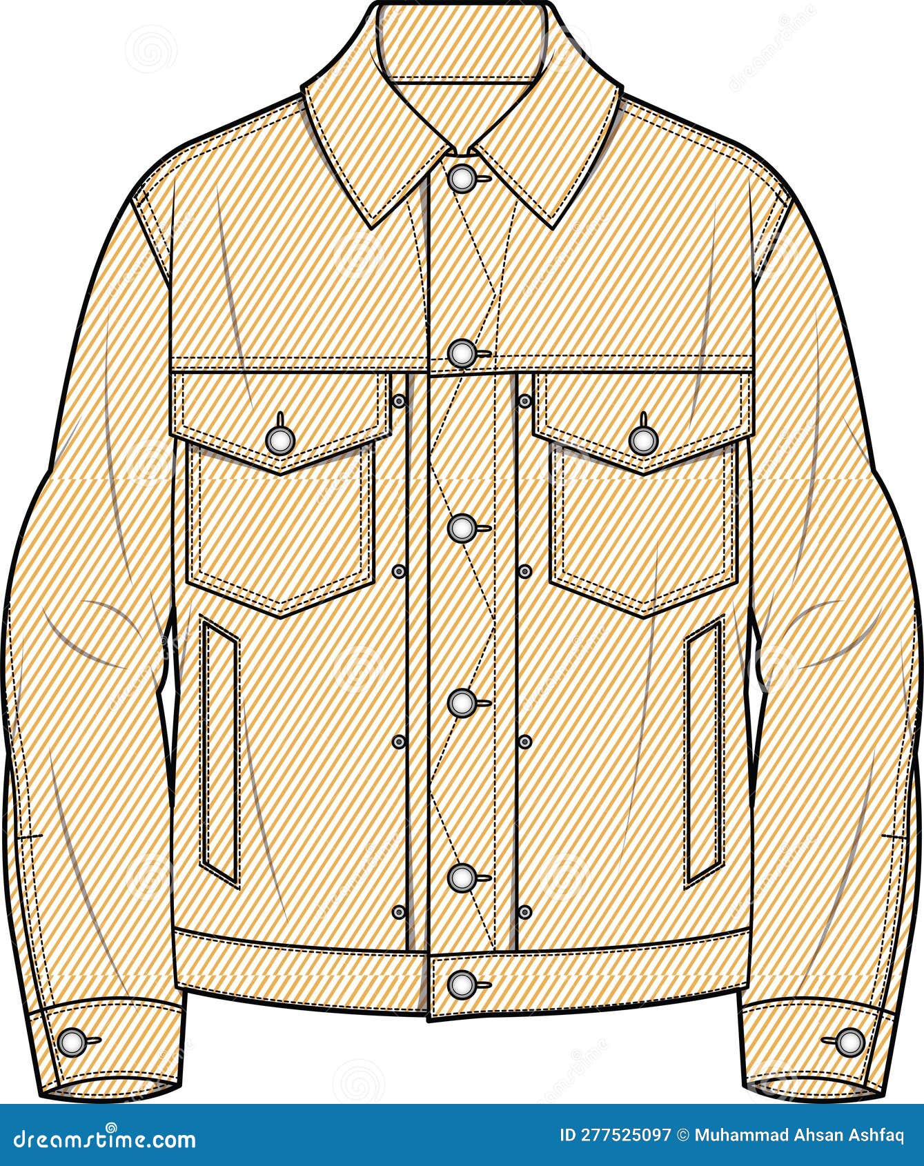 UNISEX WEAR JACKETS OVERCOAT and TRUCKER VECTOR Stock Vector ...