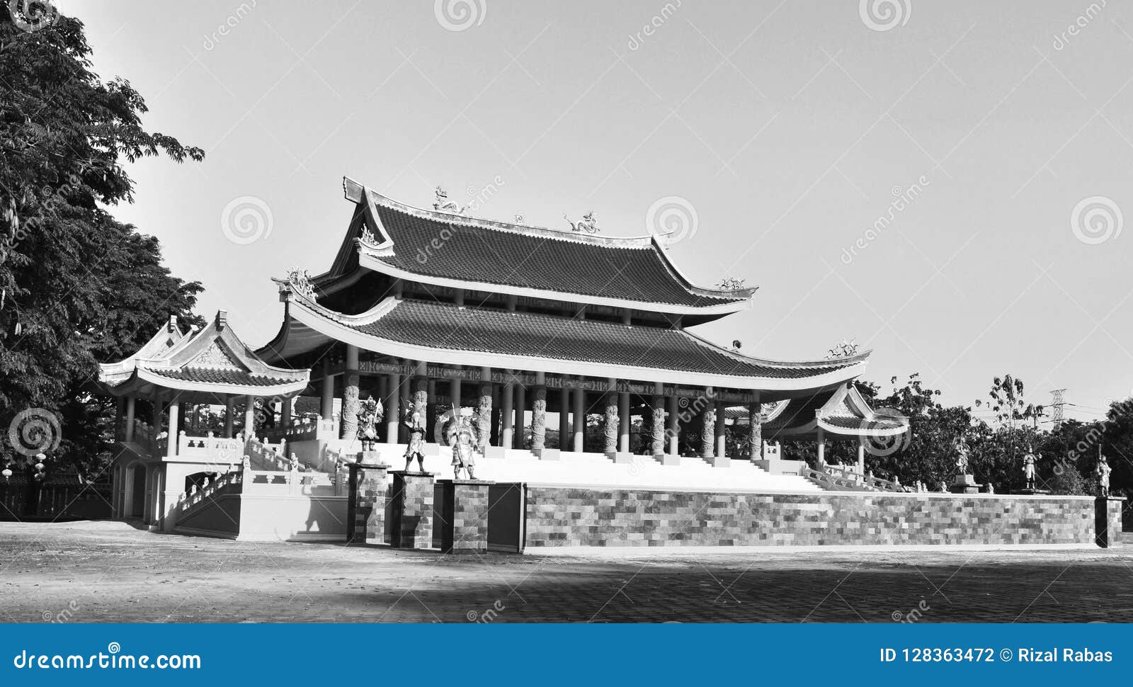 Sam Po Kong Temple stock photo. Image of green, fires - 128363472