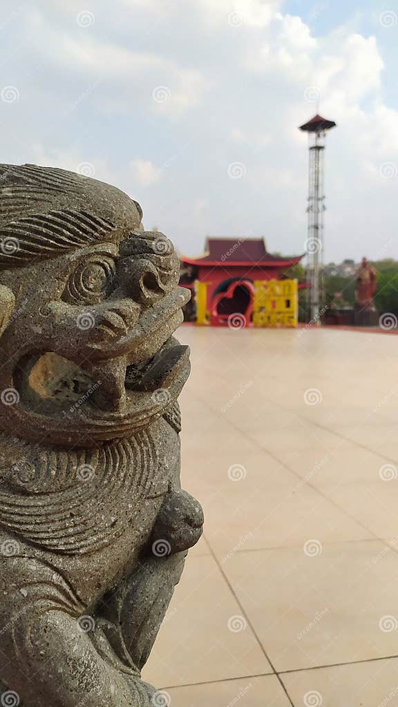 One of the Scluptures at Sam Poo Kong Stock Photo - Image of semarang ...