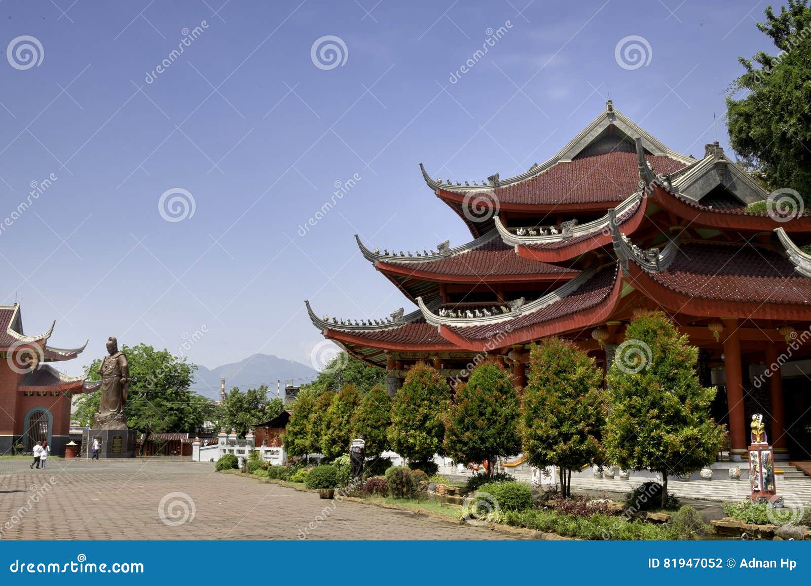 Sam Poo Kong-Tempel, Alias Tempel Gedung Batu Stockfoto - Bild von ...