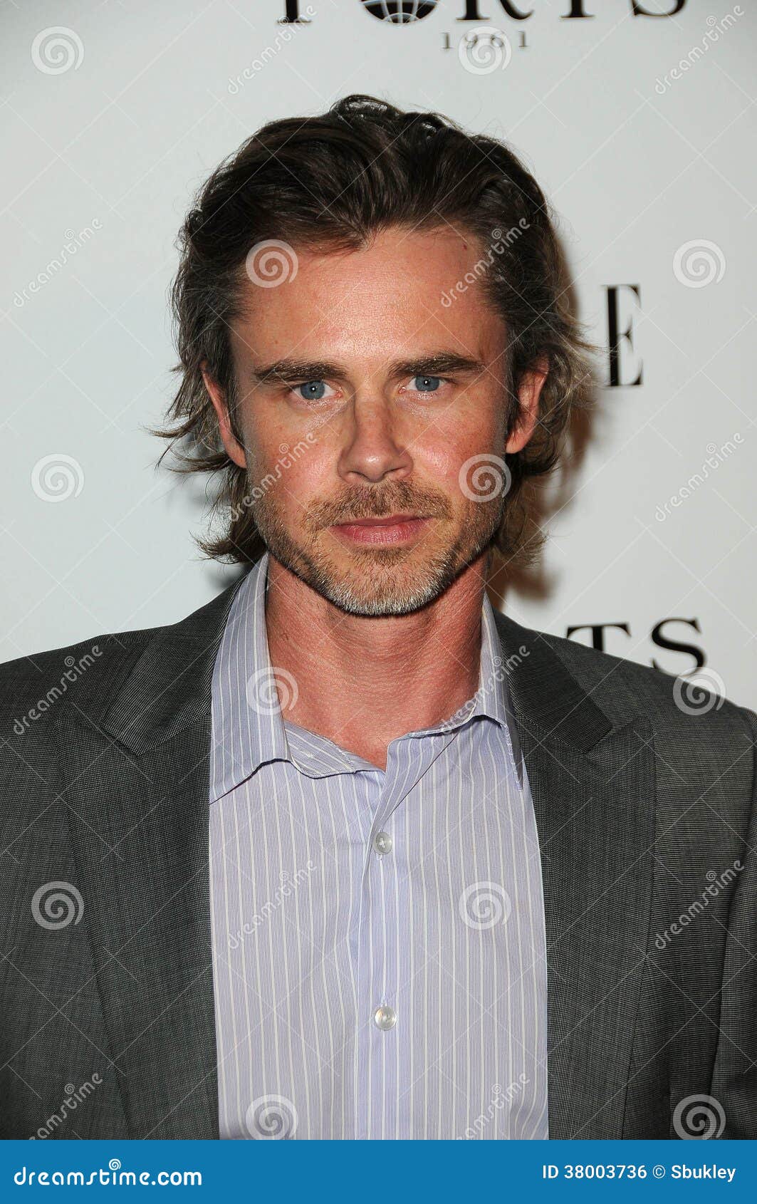 Sam Trammell redactionele foto. Image of televisie, westen - 38003736