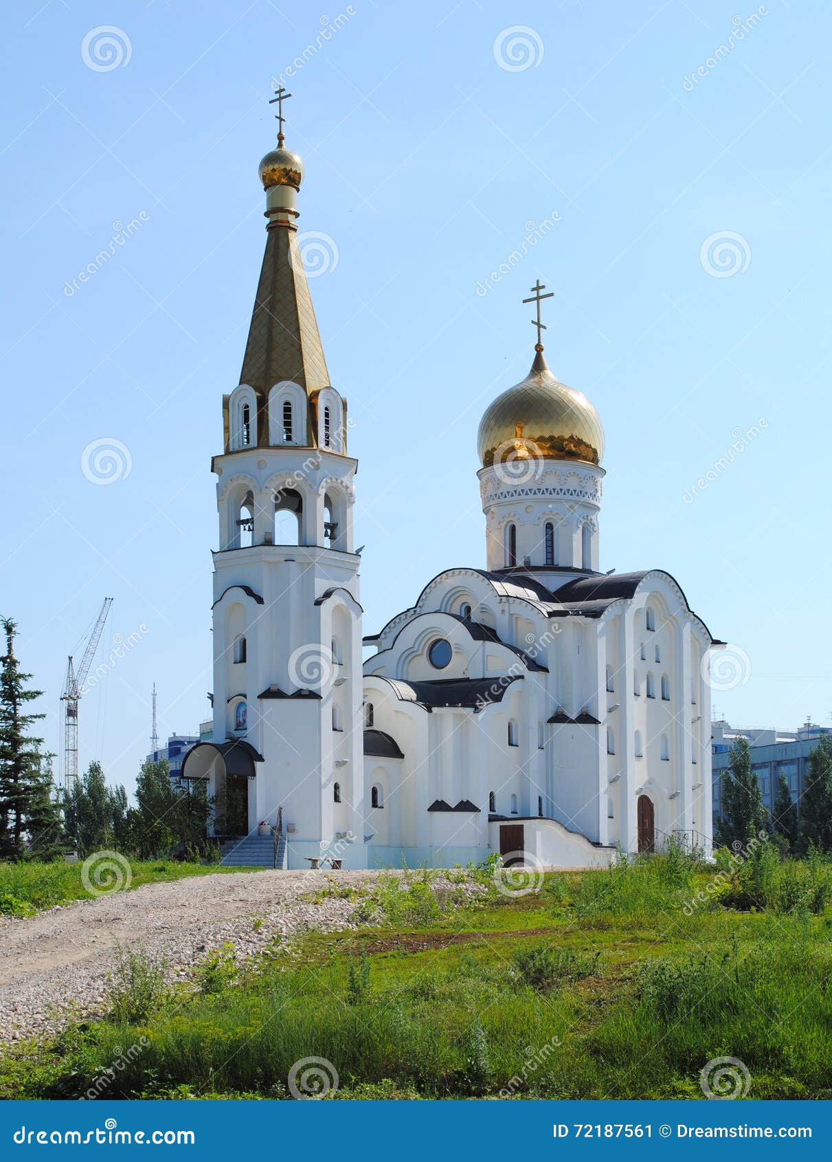 Samara Die Kirche Von St. Tatjana Stockbild - Bild von sommer, heilig ...