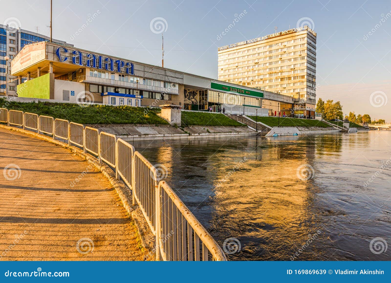 Samara river port editorial stock image. Image of city - 169869639