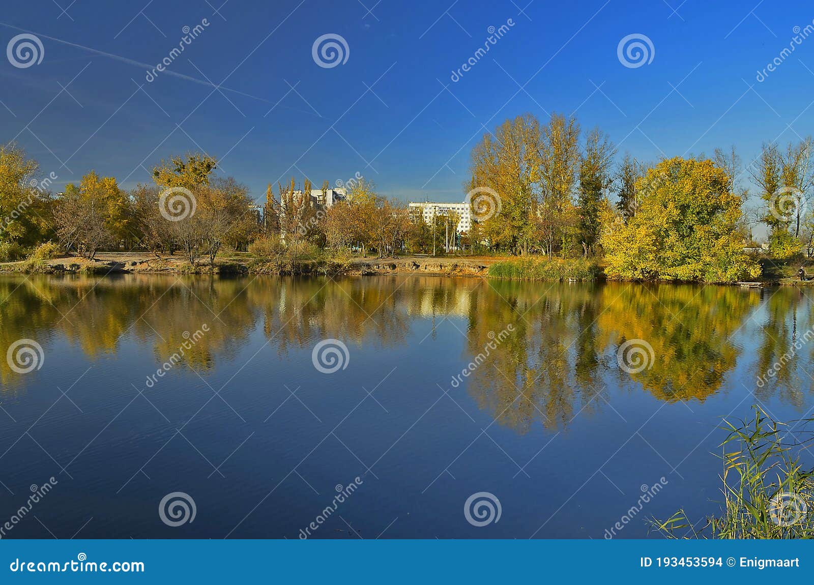 Samara River in Ukraine, the Left Tributary of the Dnieper . Stock ...