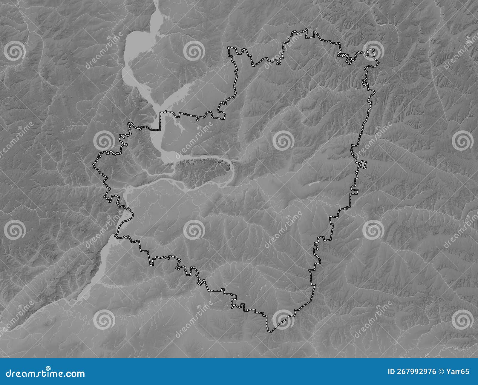 Samara, Russia. Grayscale. No Legend Stock Illustration - Illustration ...