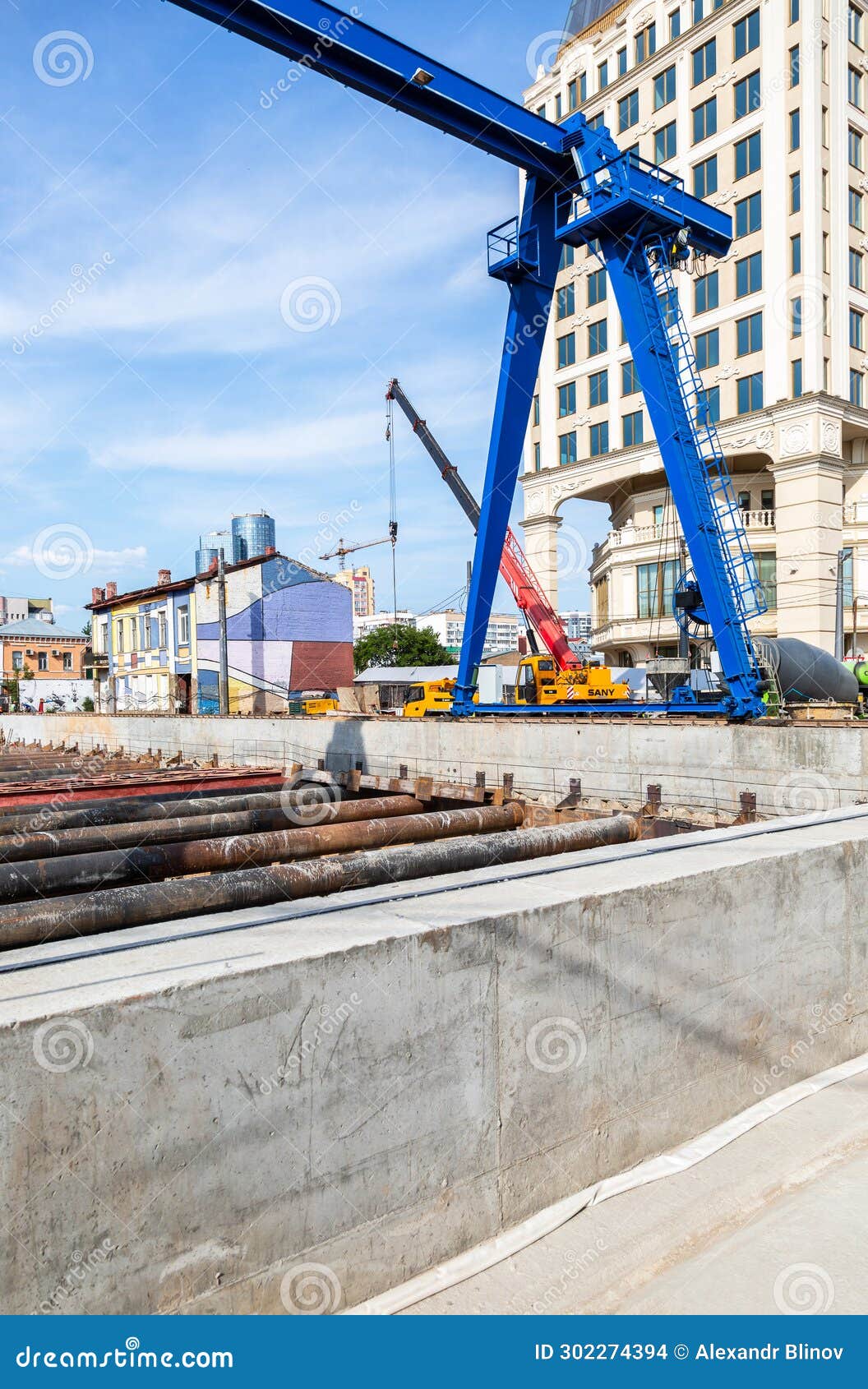Construction of the Samara Metro Editorial Stock Image - Image of ...