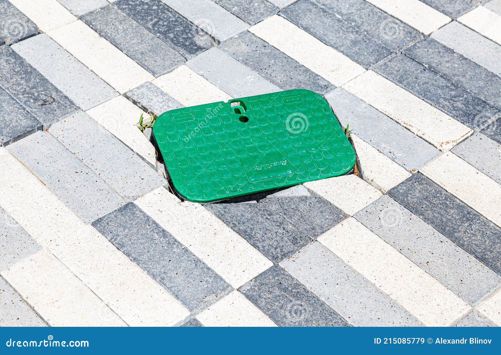Sidewalk Access Hatch Cover Editorial Stock Image - Image of road ...