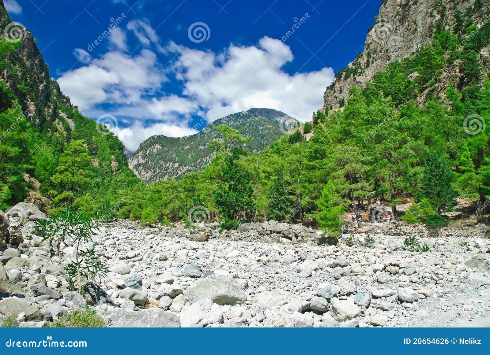 Samaria Gorge. Greece, Crete, White Mountains Stock Photo - Image of ...