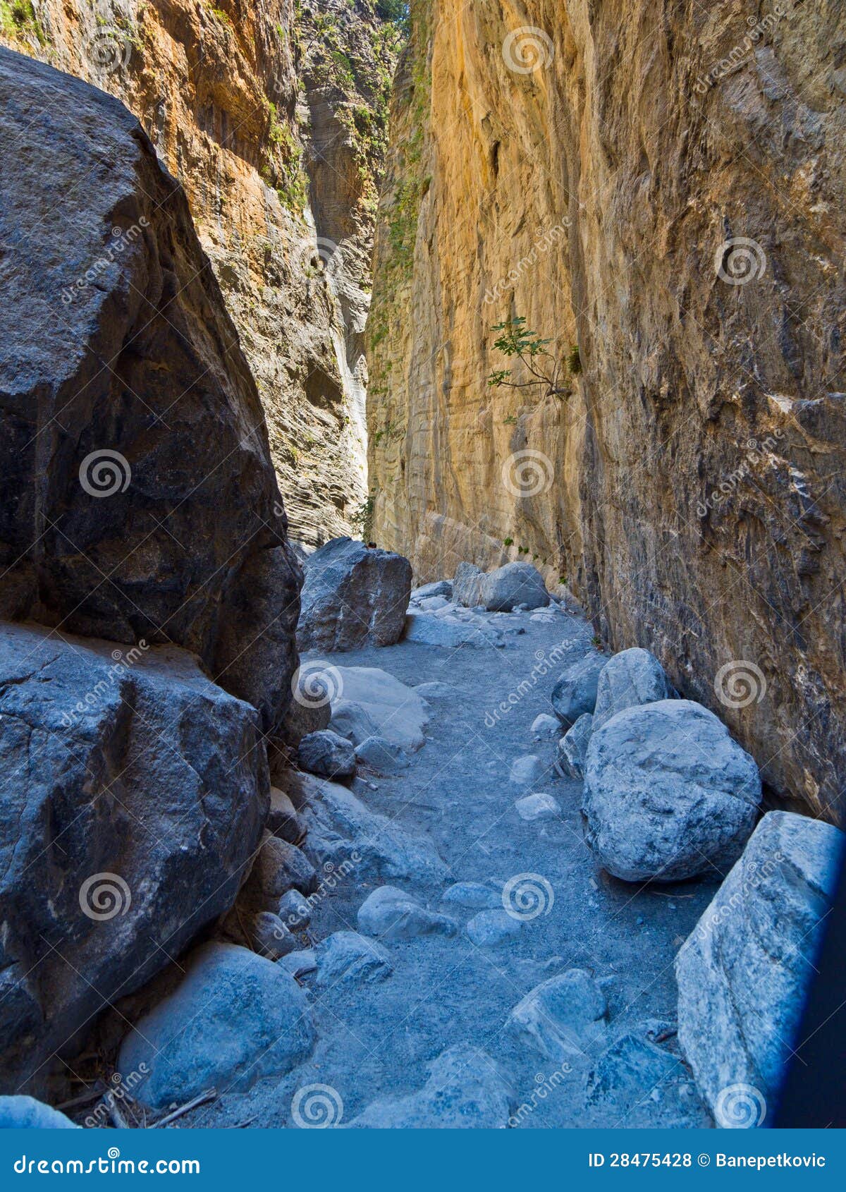 Samaria iron gate stock photo. Image of crete, green - 28475428