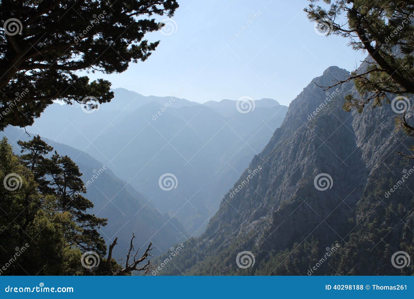 Samariakloof, Kreta stock foto. Image of kreta, landelijk - 40298188