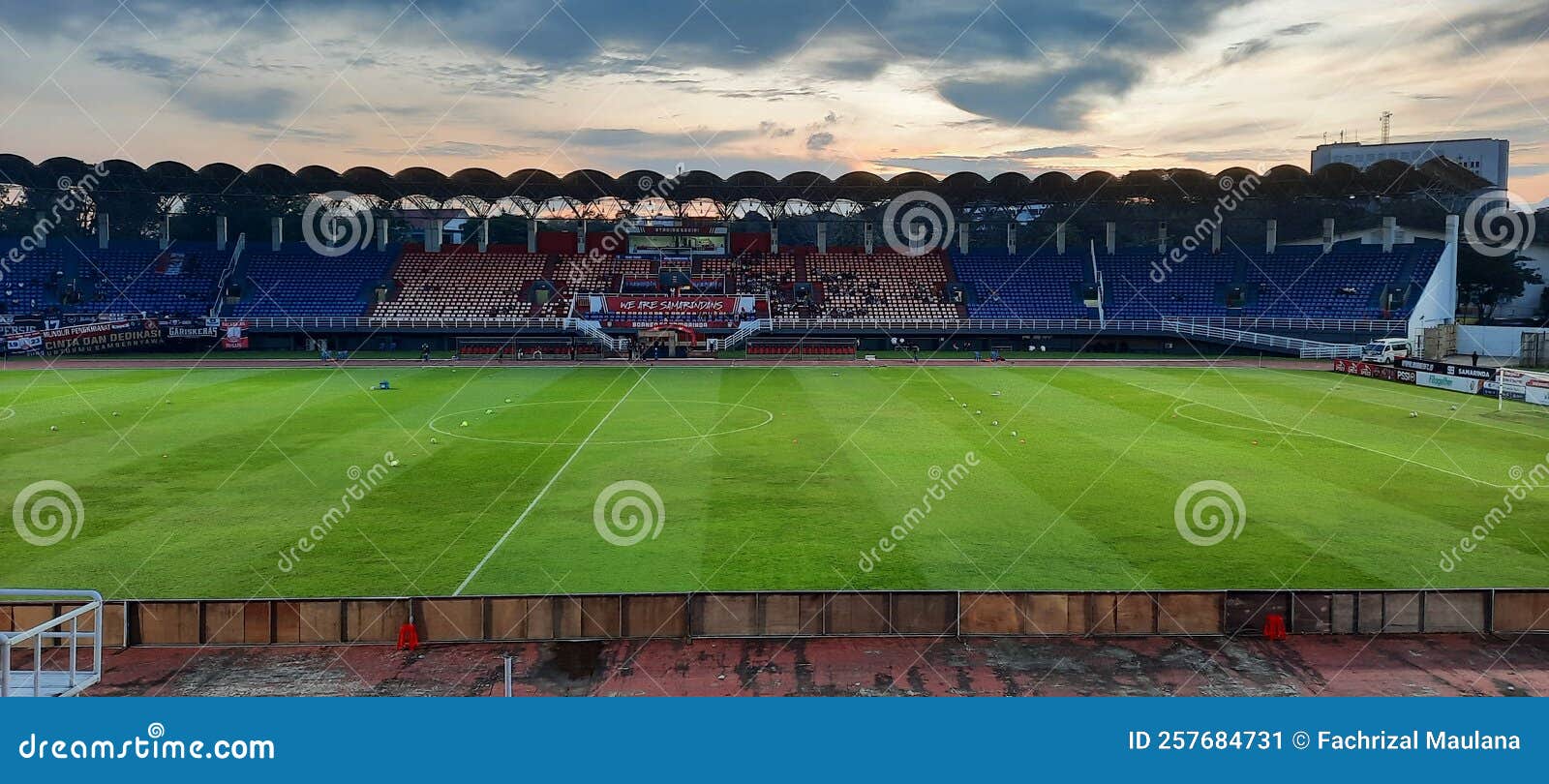 Samarinda, Indonesia - August 28, 2022: View of Segiri Stadium in ...