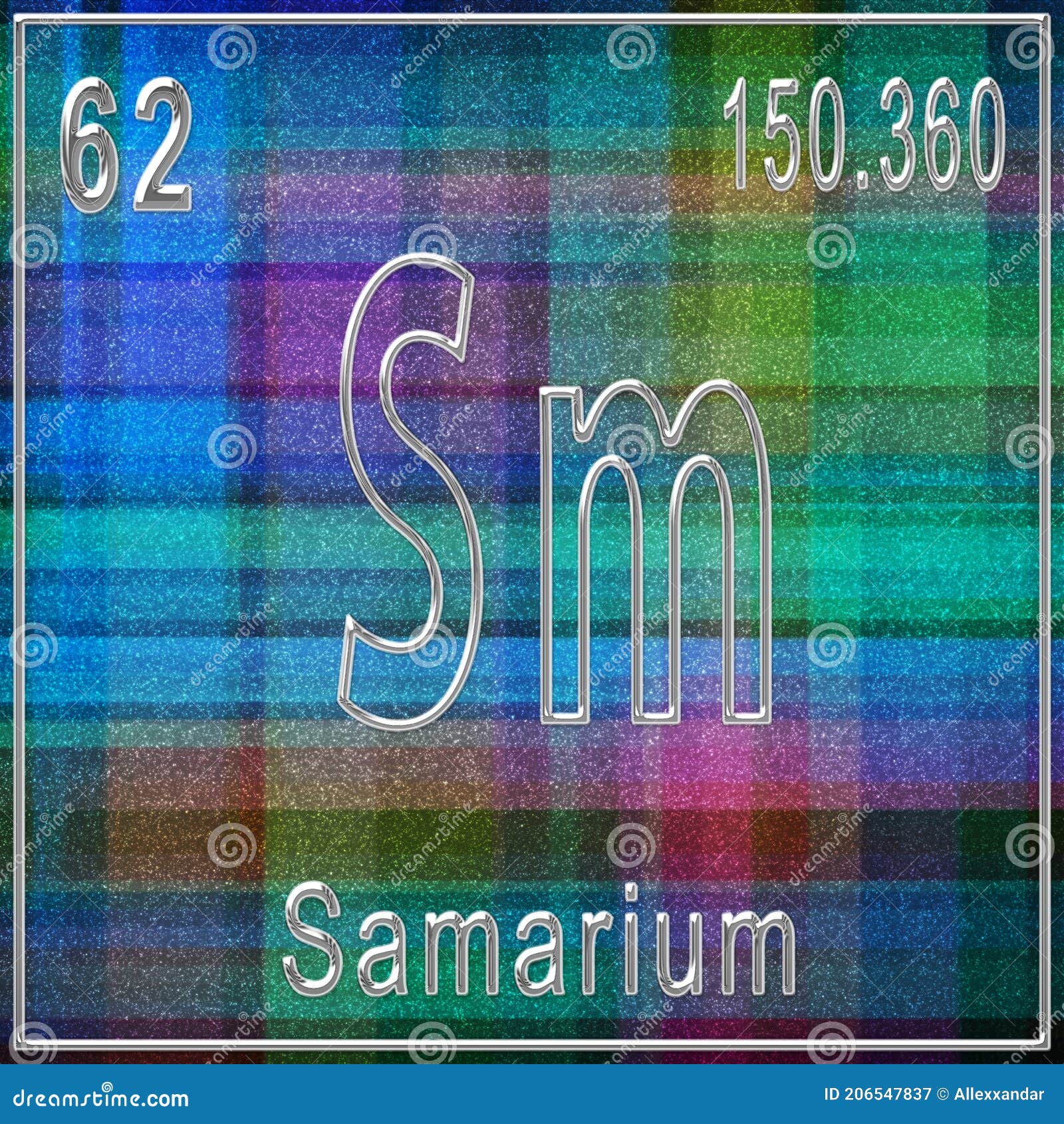 Samarium - Sm - Chemical Element Periodic Table Royalty-Free Stock ...