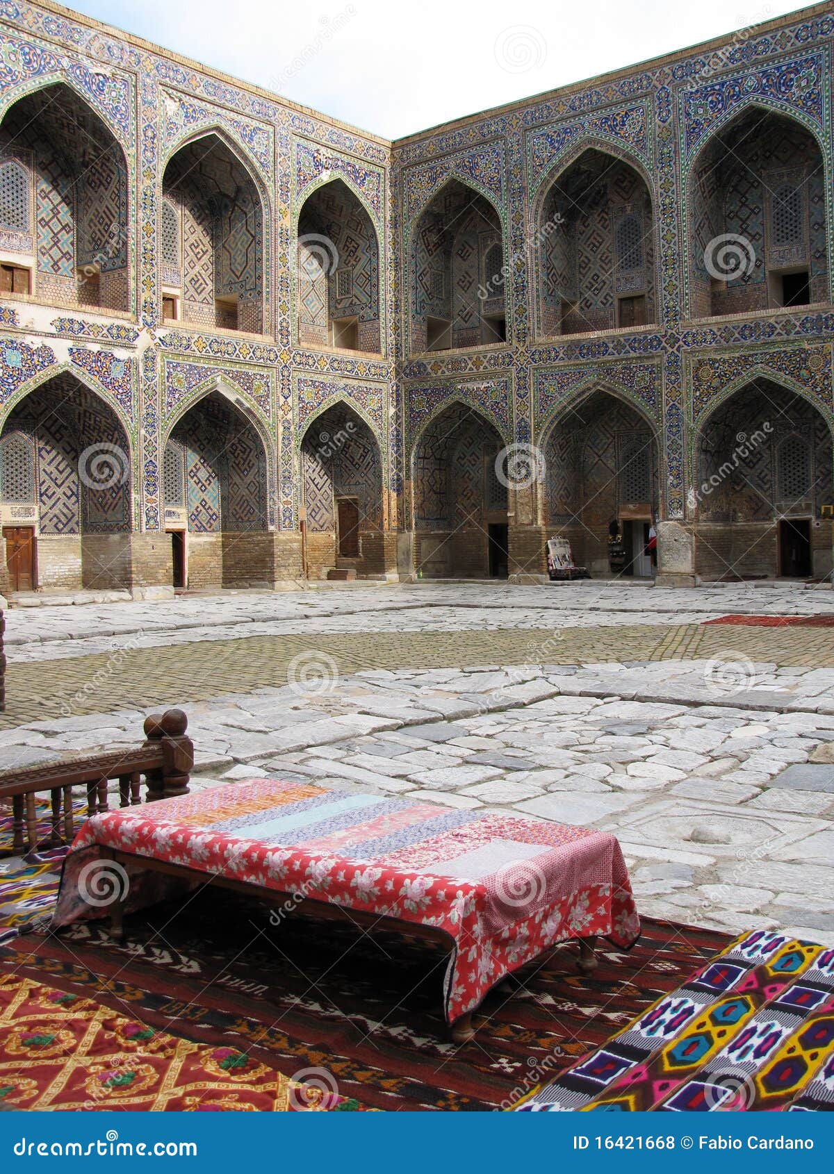 Samarkand stock photo. Image of uzbekistan, gate, courtyard - 16421668