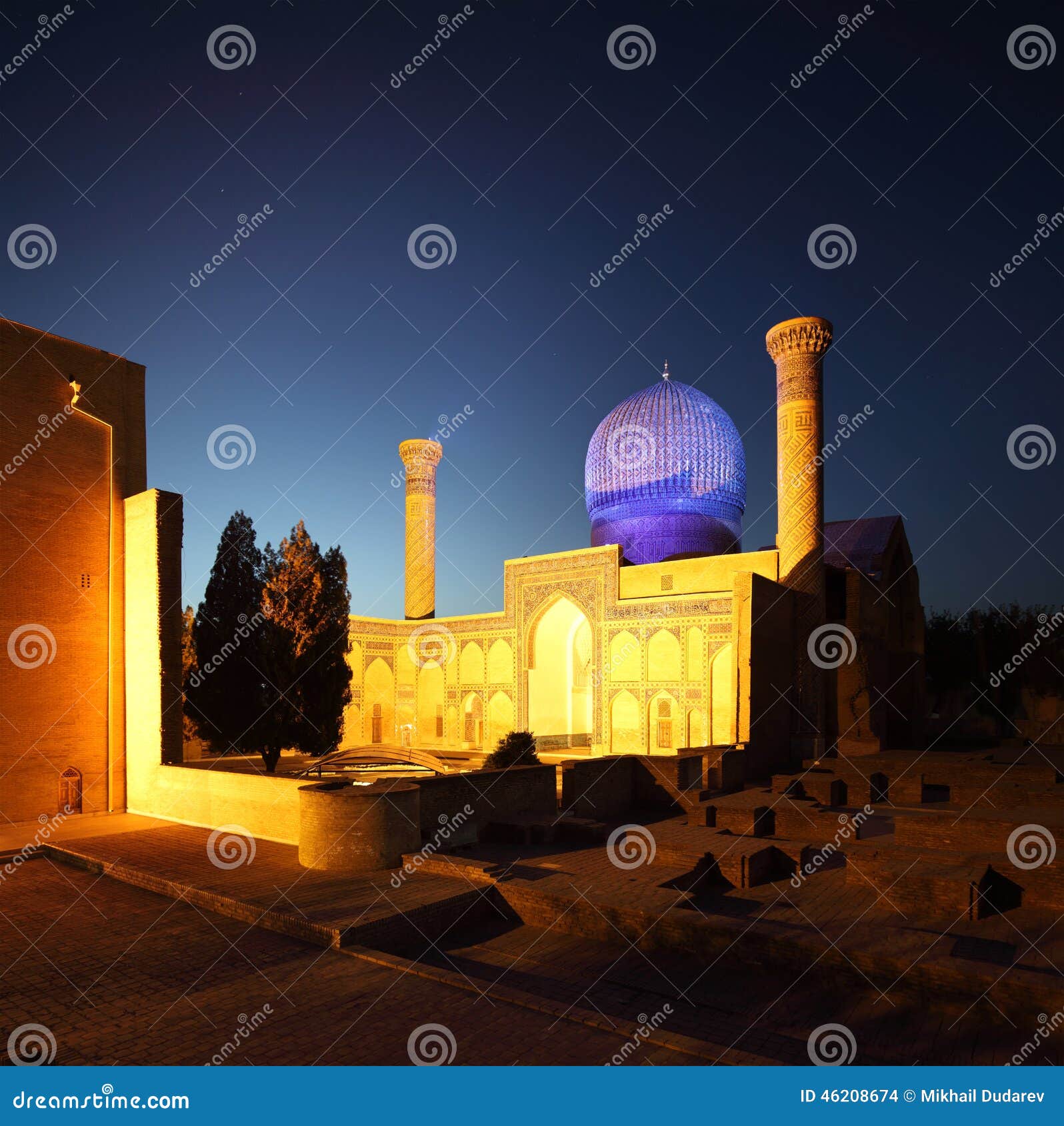Samarkand stockfoto. Bild von islamisch, samarkand, kunst - 46208674