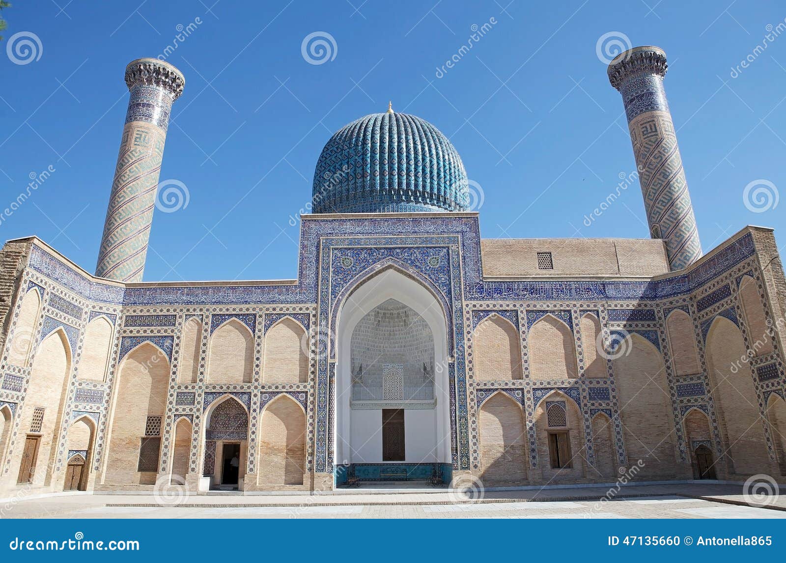 Samarkand photo stock. Image du conquérant, vieux, architecture - 47135660
