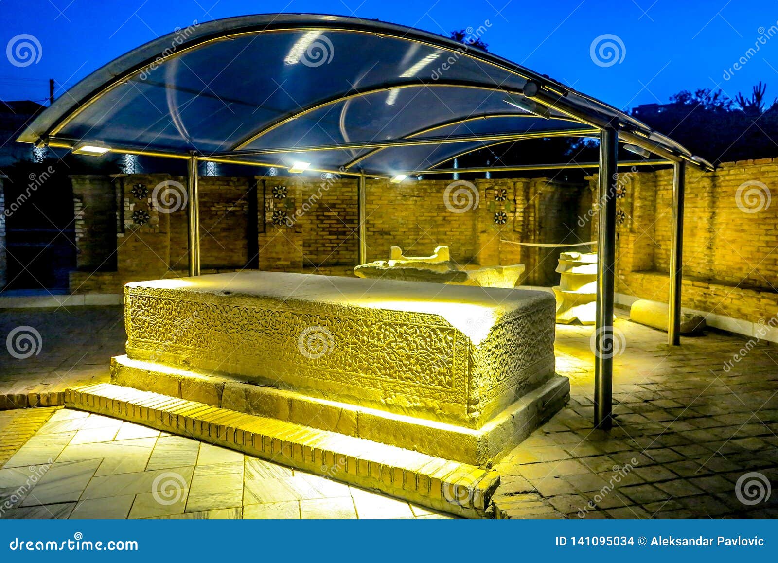 Samarkand Gur-e Amir Mausoleum 29 Stock Photo - Image of islamic, asia ...