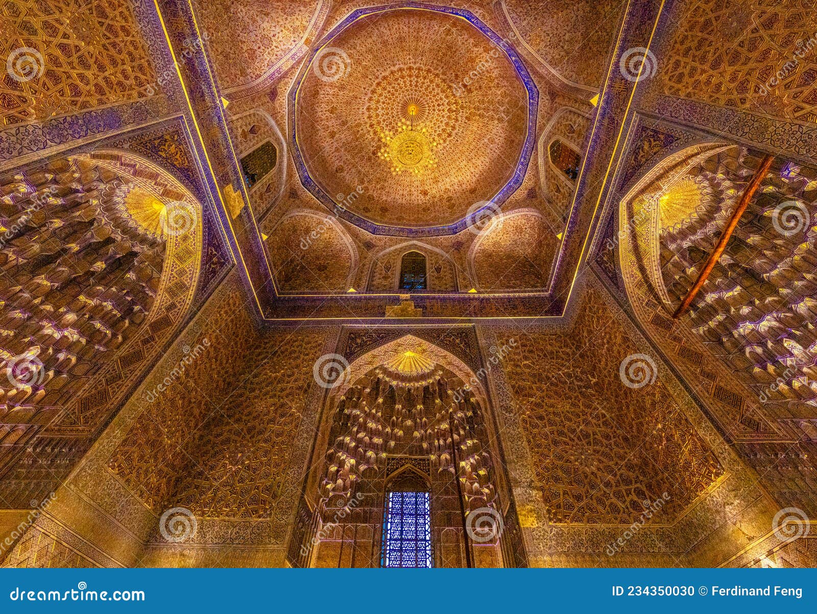 Samarkand Uzbekistan Complexo Gure Amir Foto de Stock - Imagem de ...