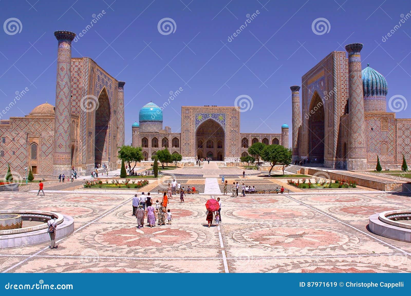 SAMARKAND, UZBEKISTAN - MAY 21, 2011: the Registan Editorial Stock ...