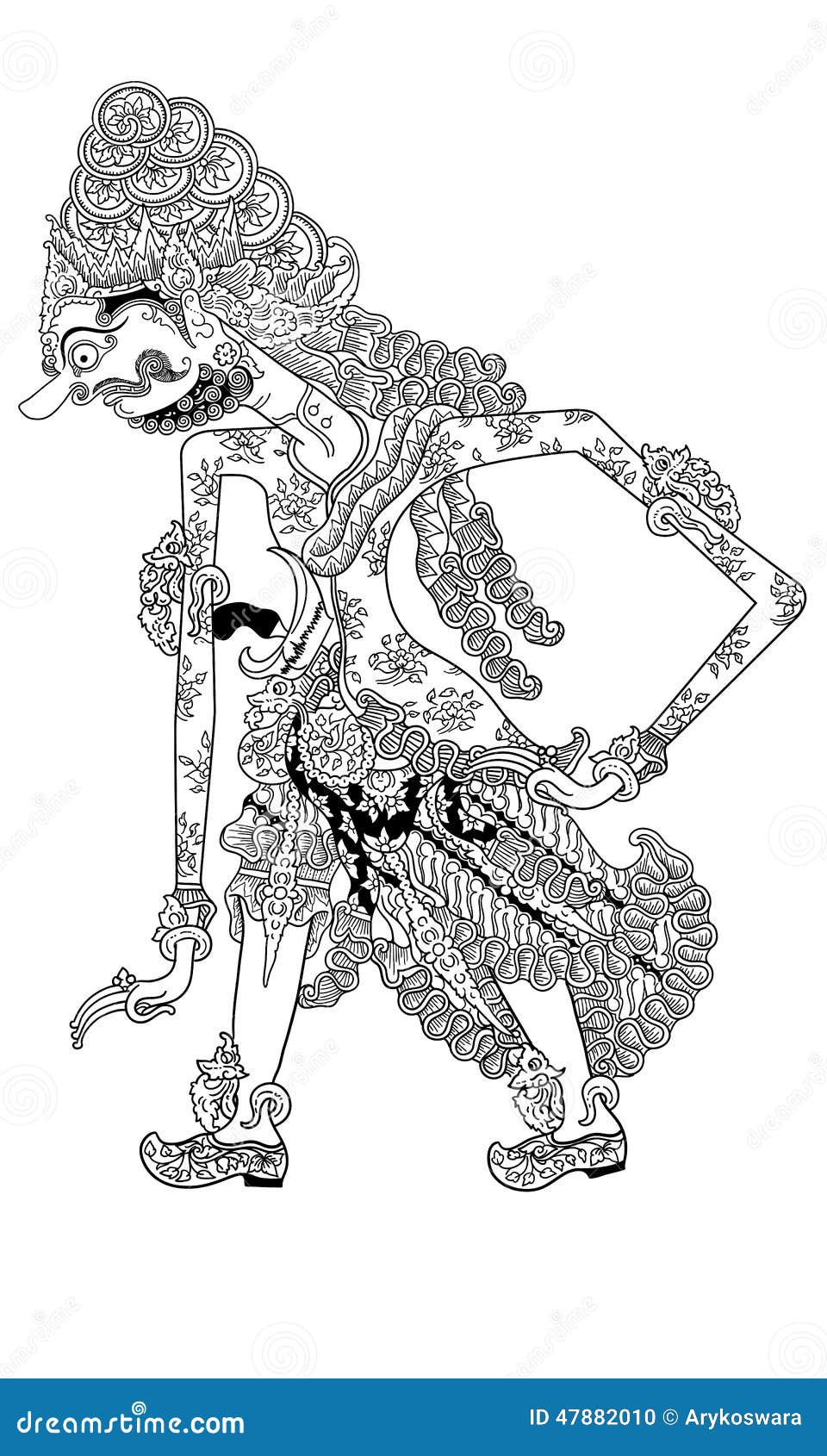 Sambo stock vector. Illustration of batara, pandawa, dewaruci - 47882010