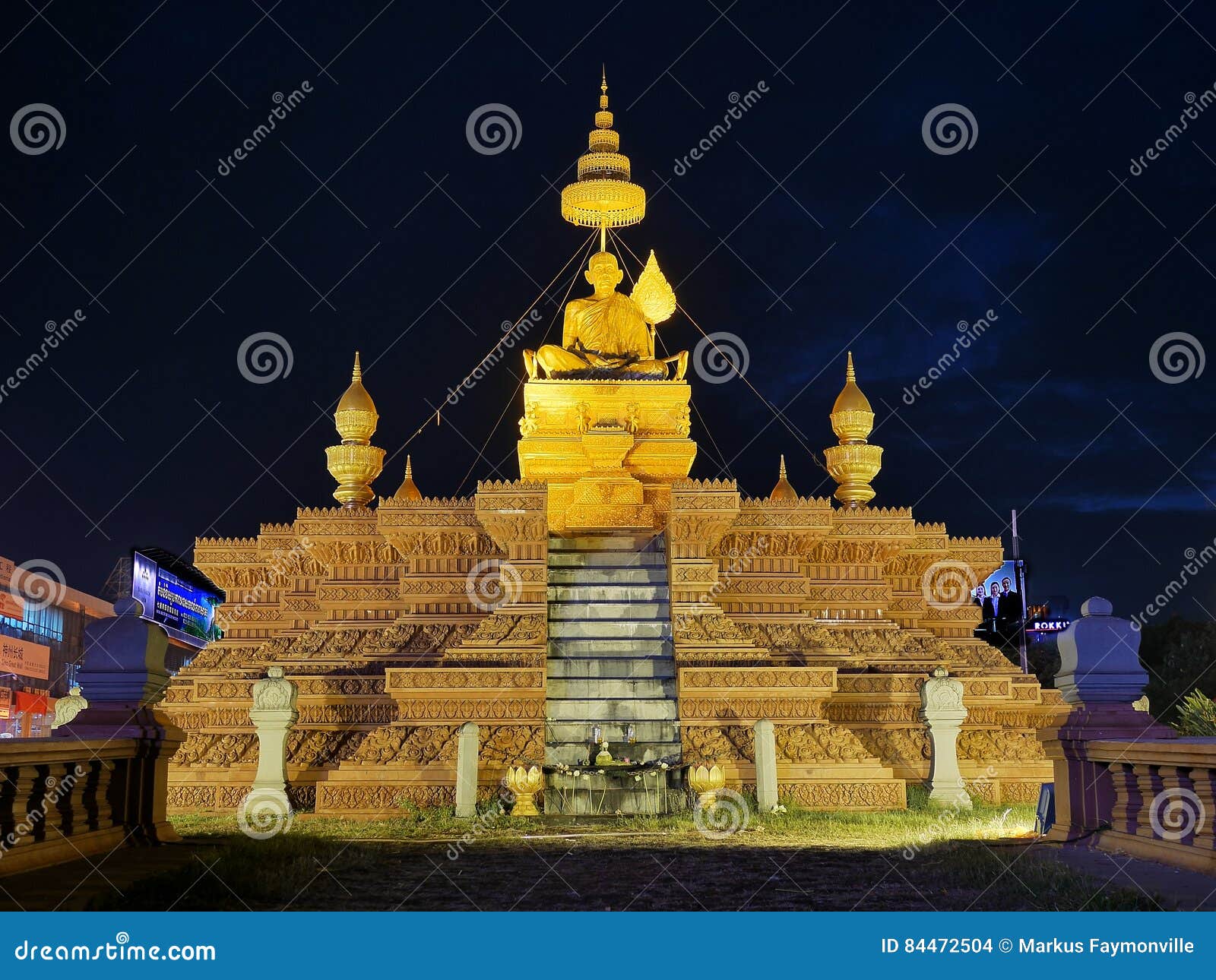 2017-01-03 Samdech Chuon Nath Statue, Phnom Penh Cambodia, Statue at ...