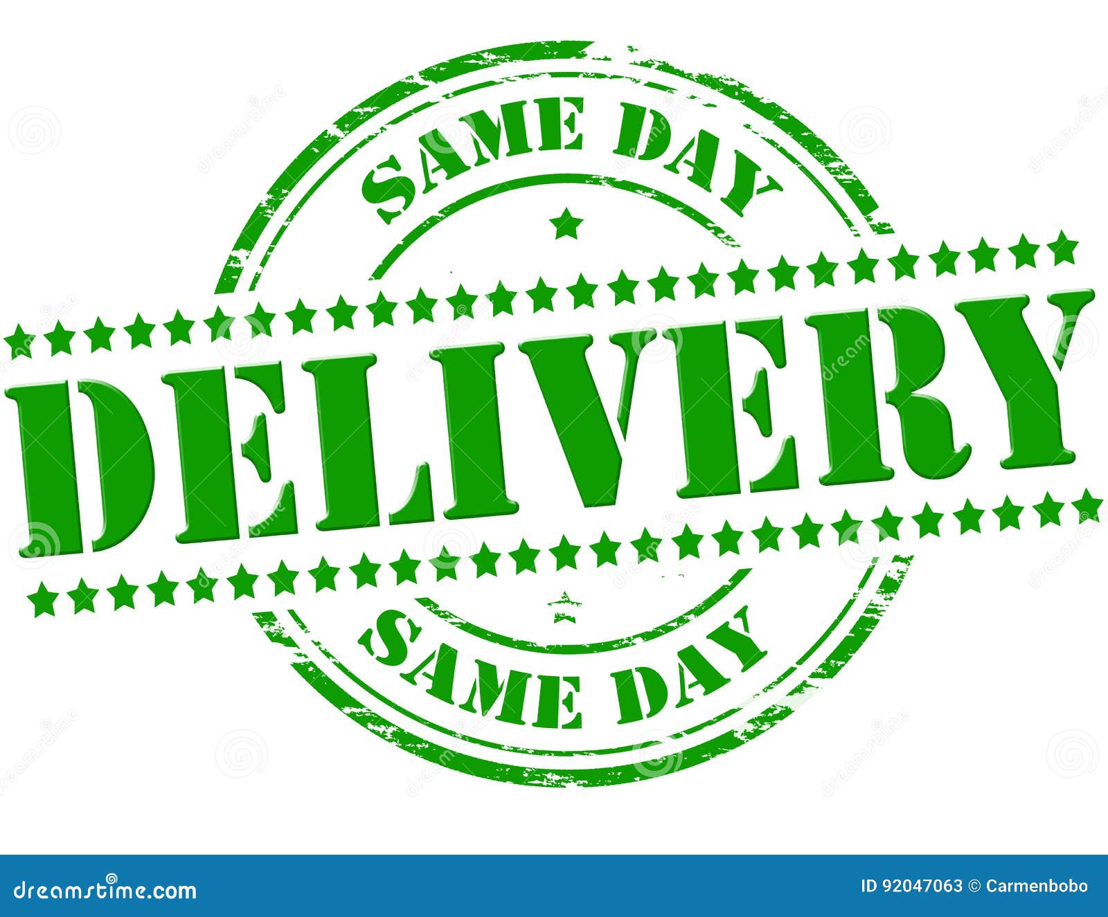 Same day delivery stock illustration. Illustration of rubber - 92047063