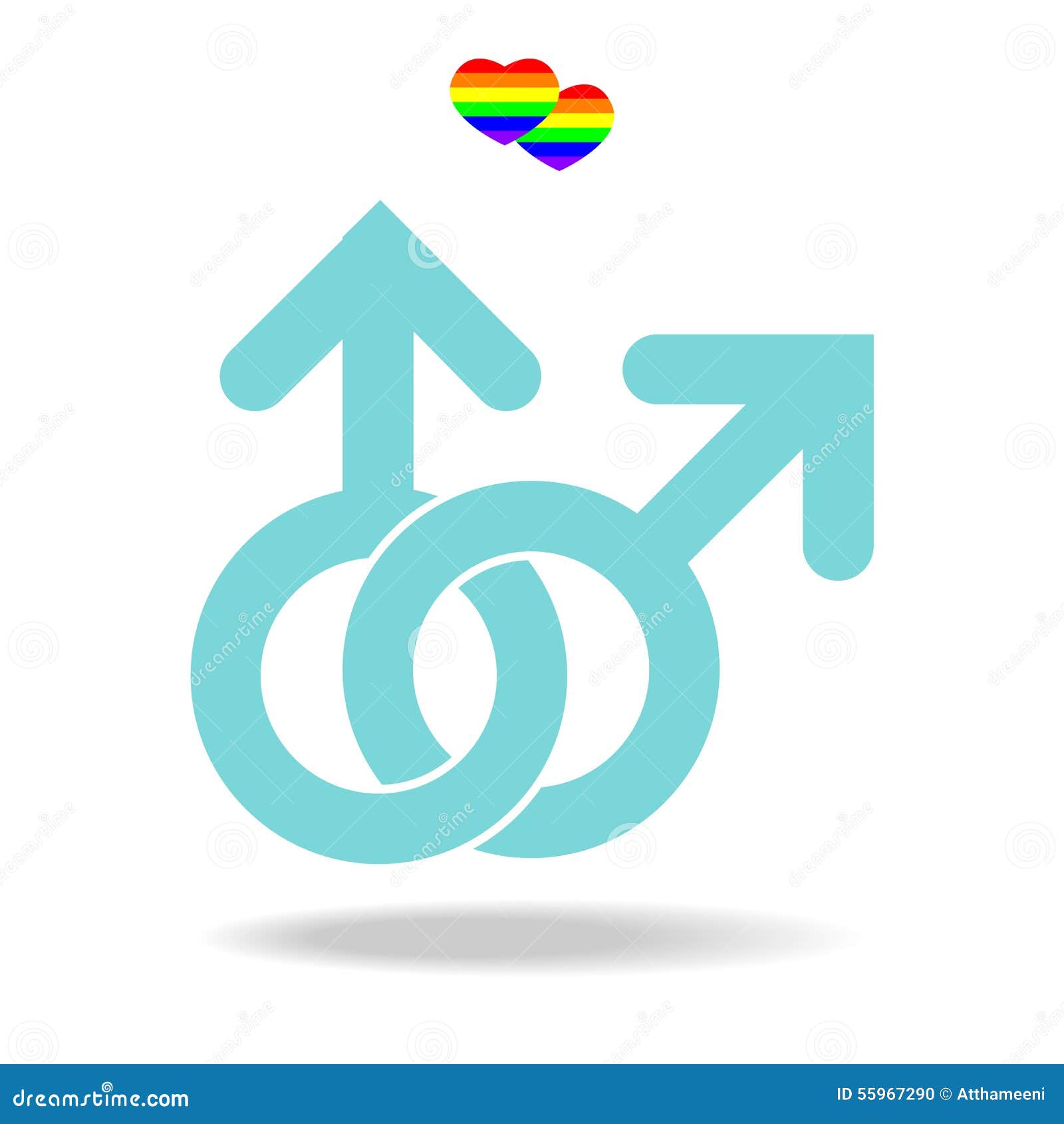 Same Sex Marriage Icons Celebrate Pride Stock Vector Illustration Of