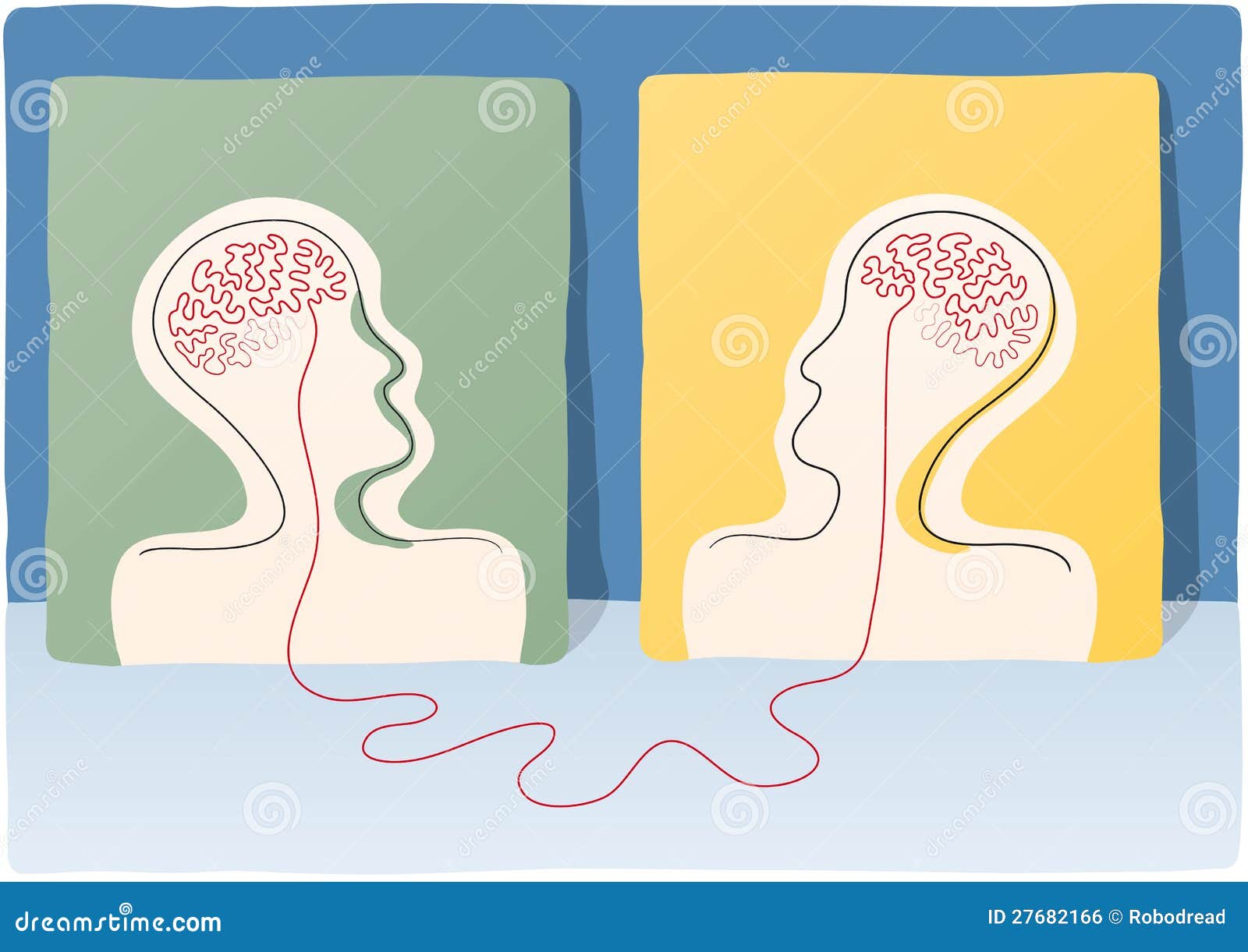 Same thought stock vector. Illustration of connection - 27682166