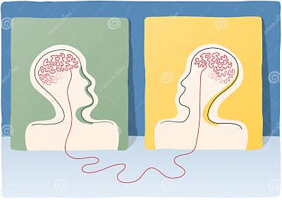 Same thought stock vector. Illustration of connection - 27682166