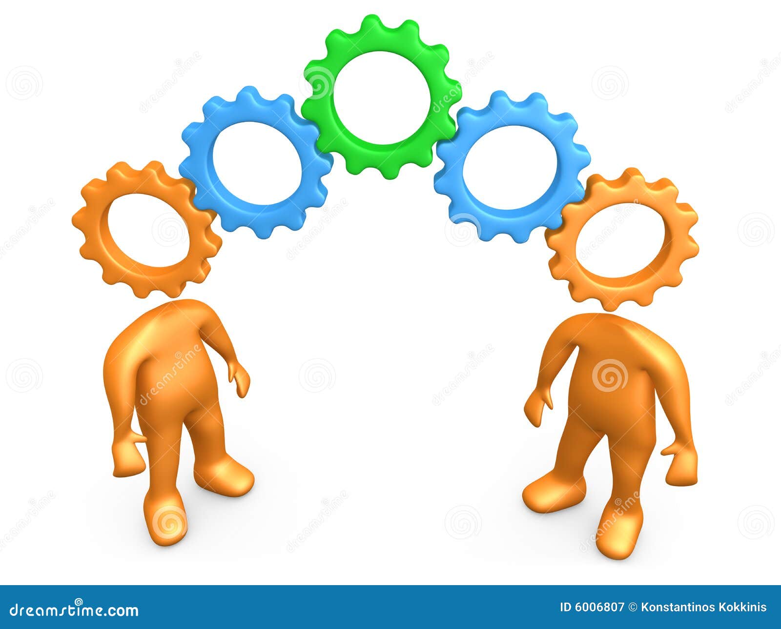Same Way of Thinking stock illustration. Illustration of teamwork - 6006807