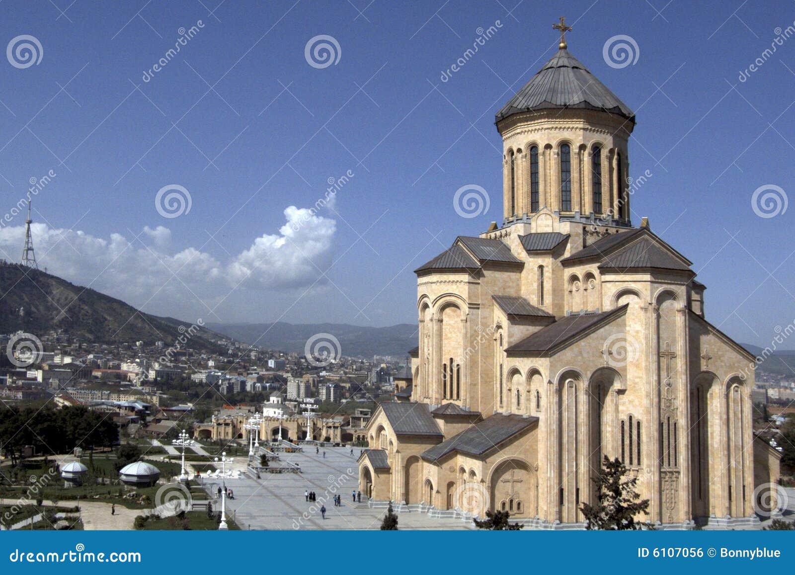 Sameba cathedral stock photo. Image of avlabar, tbilisi - 6107056