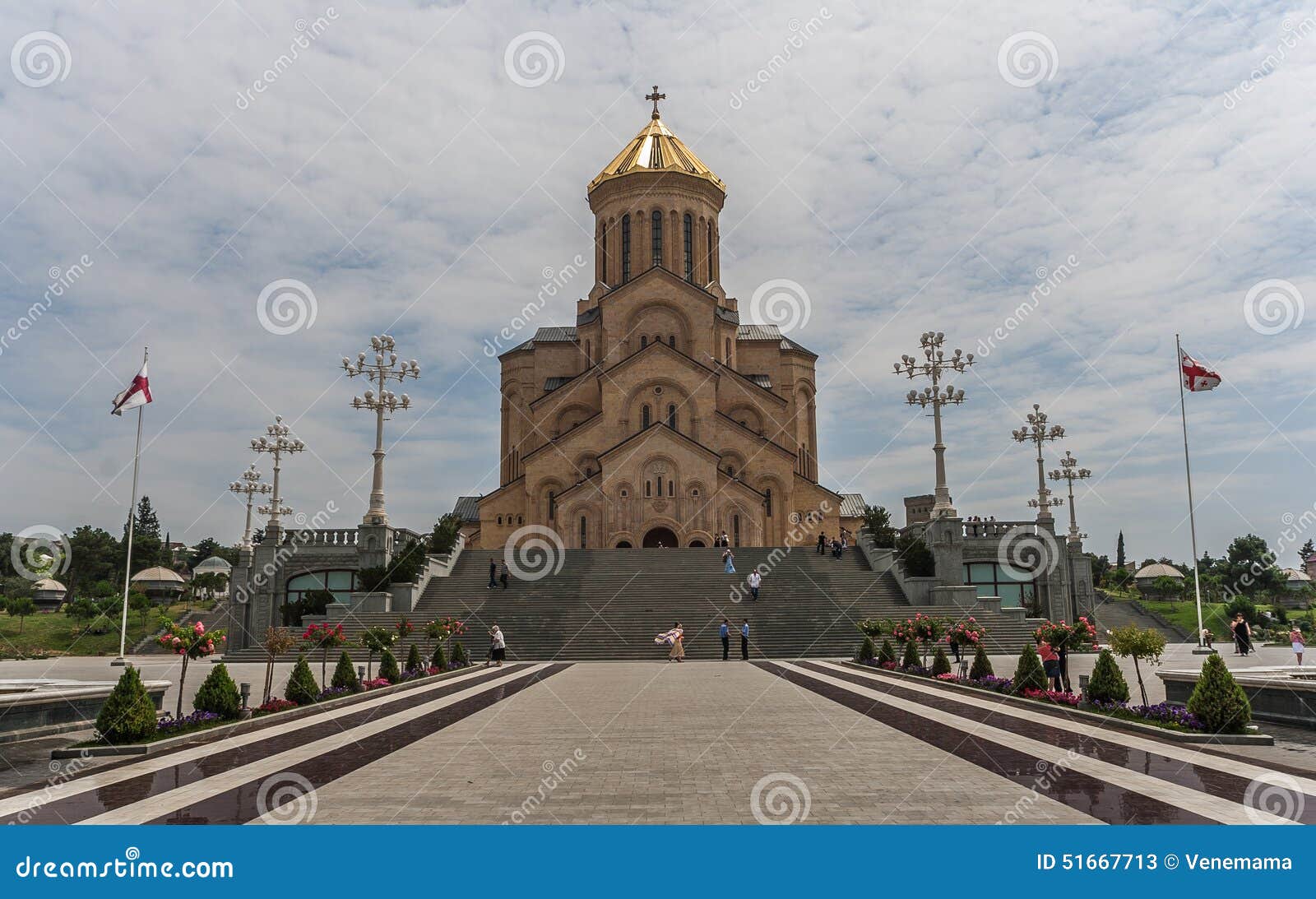Sameba cathedral editorial stock photo. Image of religion - 51667713