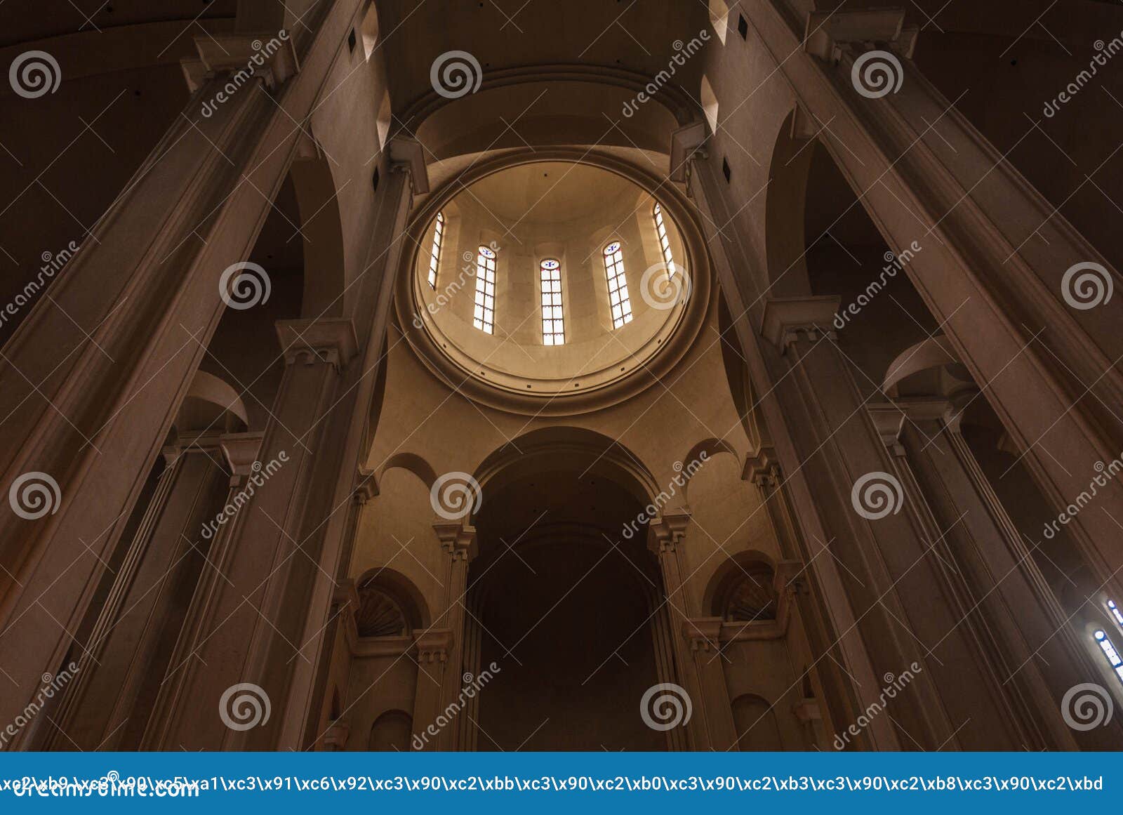 Sameba Cathedral (Holy Trinity Cathedral), Georgia Stock Photo - Image ...