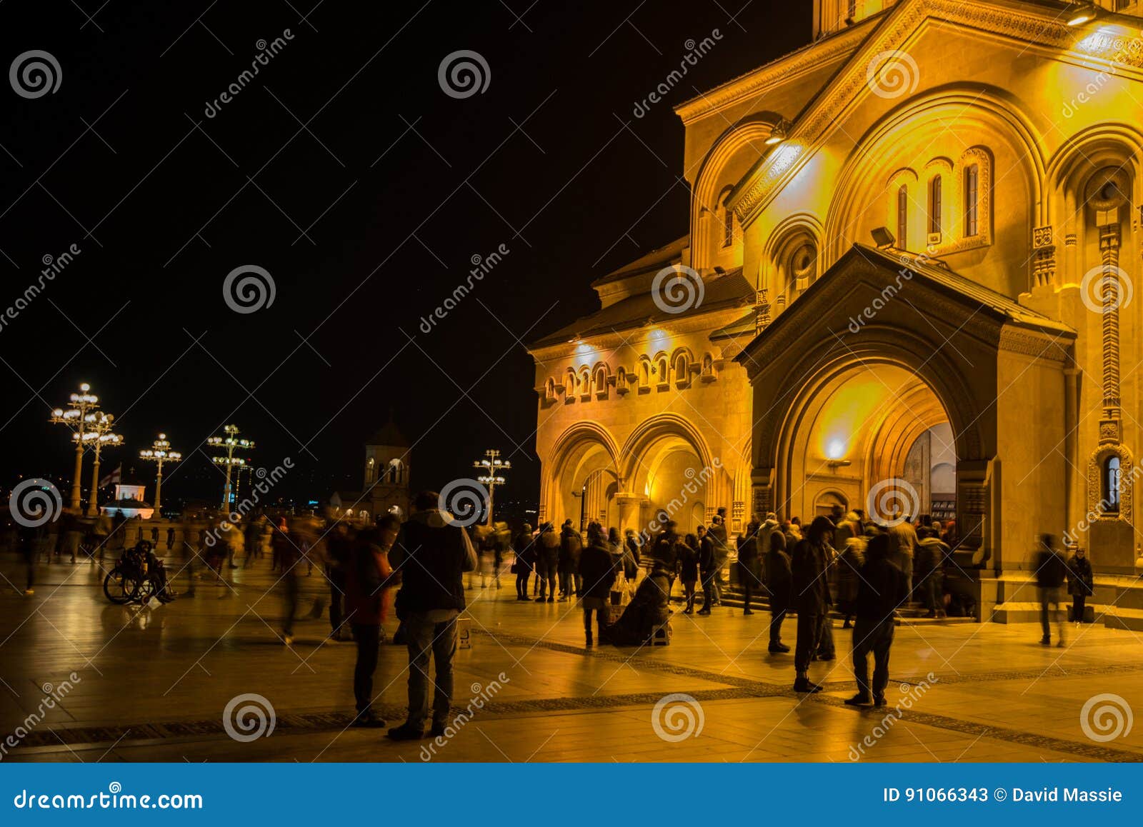 Sameba the Holy Trinity Cathedral of Tbilisi Editorial Stock Photo ...