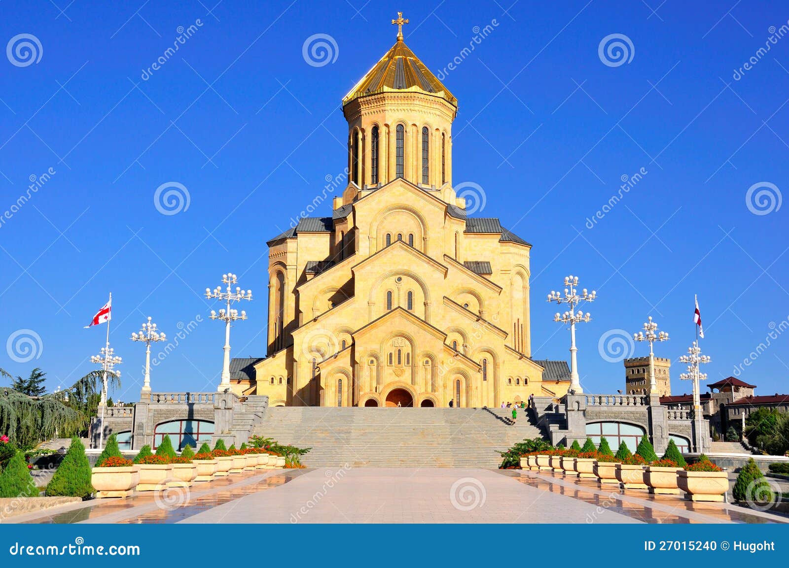 Sameba Holy Trinity Cathedral of Tbilisi, Georgia Stock Photo - Image ...