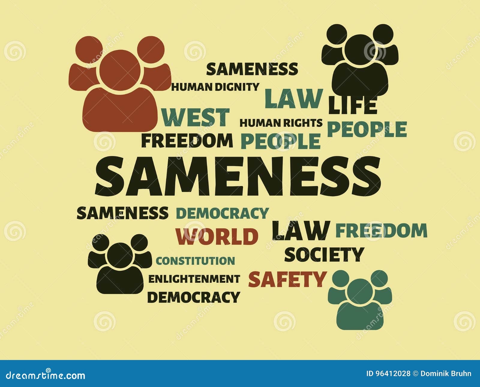 SAMENESS - Image with Words Associated with the Topic COMMUNITY of ...