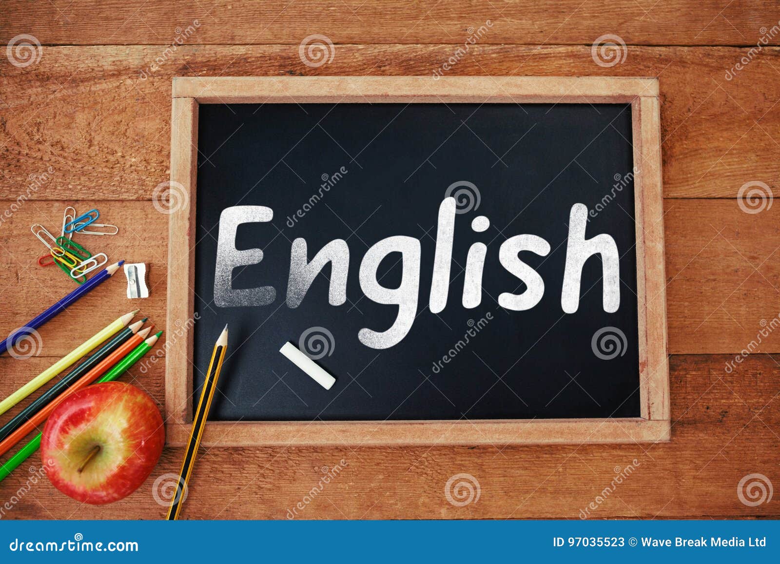 Samengesteld Beeld Van Engelse Teksten Op Witte Achtergrond Stock ...